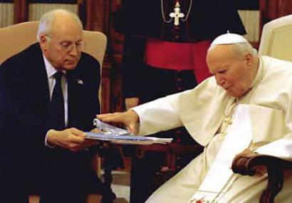 Pope John Paul II Refuses to Play Chess with Dick Cheney - Reluctant Habits